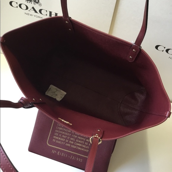 Coach | Bags | Coach Reversible City Tote Nwt | Poshmark